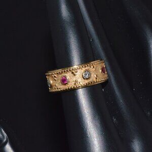 ExoticGoldJewelry | Jewelry | Gorgeous Natural Diamond Ruby 8k Solid ...